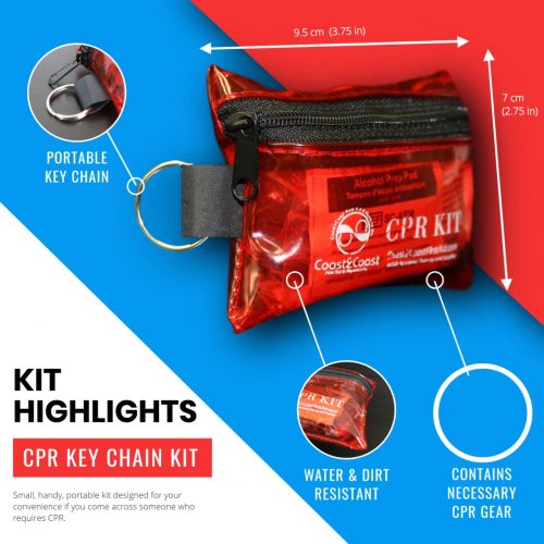 CPR Key Chain (Pack of 1) - Coast2Coast Safety Supplies