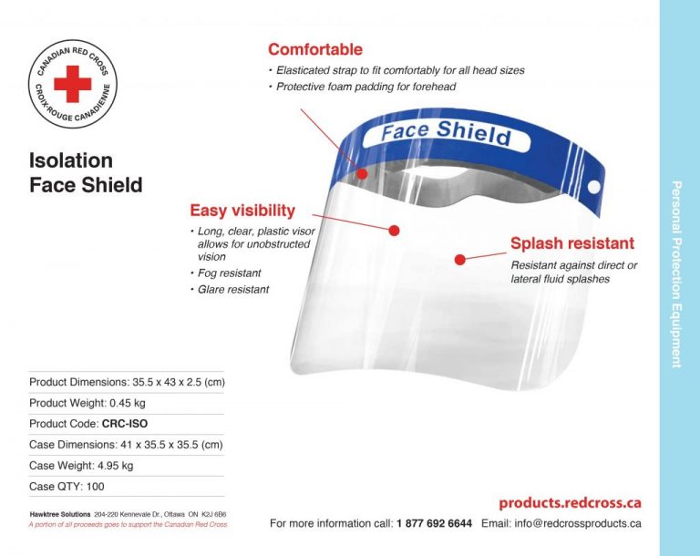 Isolation Face Shield | Coast2Coast Safety Supplies
